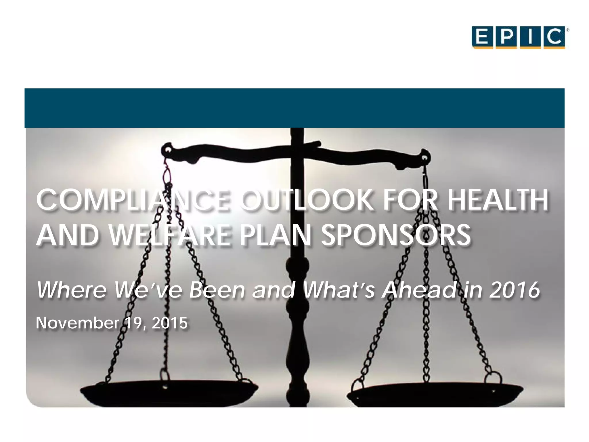 Epic webinar compliance | PPT