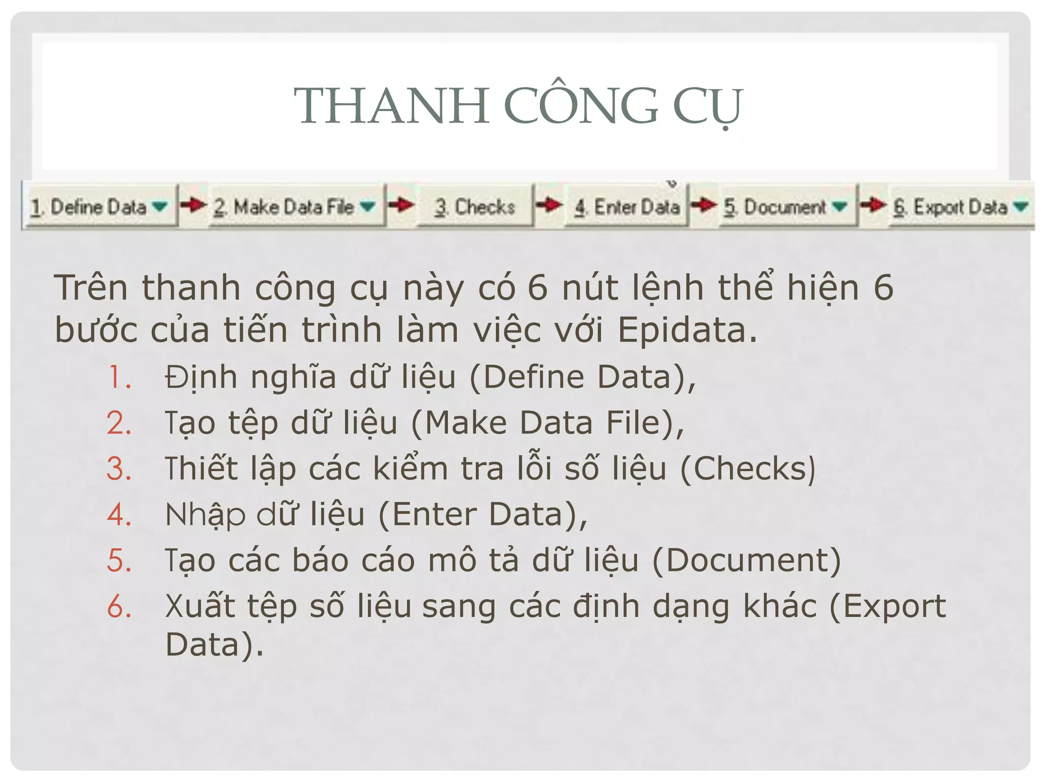 Hướng dẫn nhập số liệu với Epidata | PDF