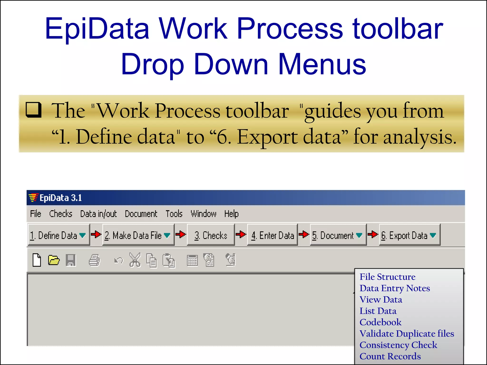 Epidata lecture note | PDF