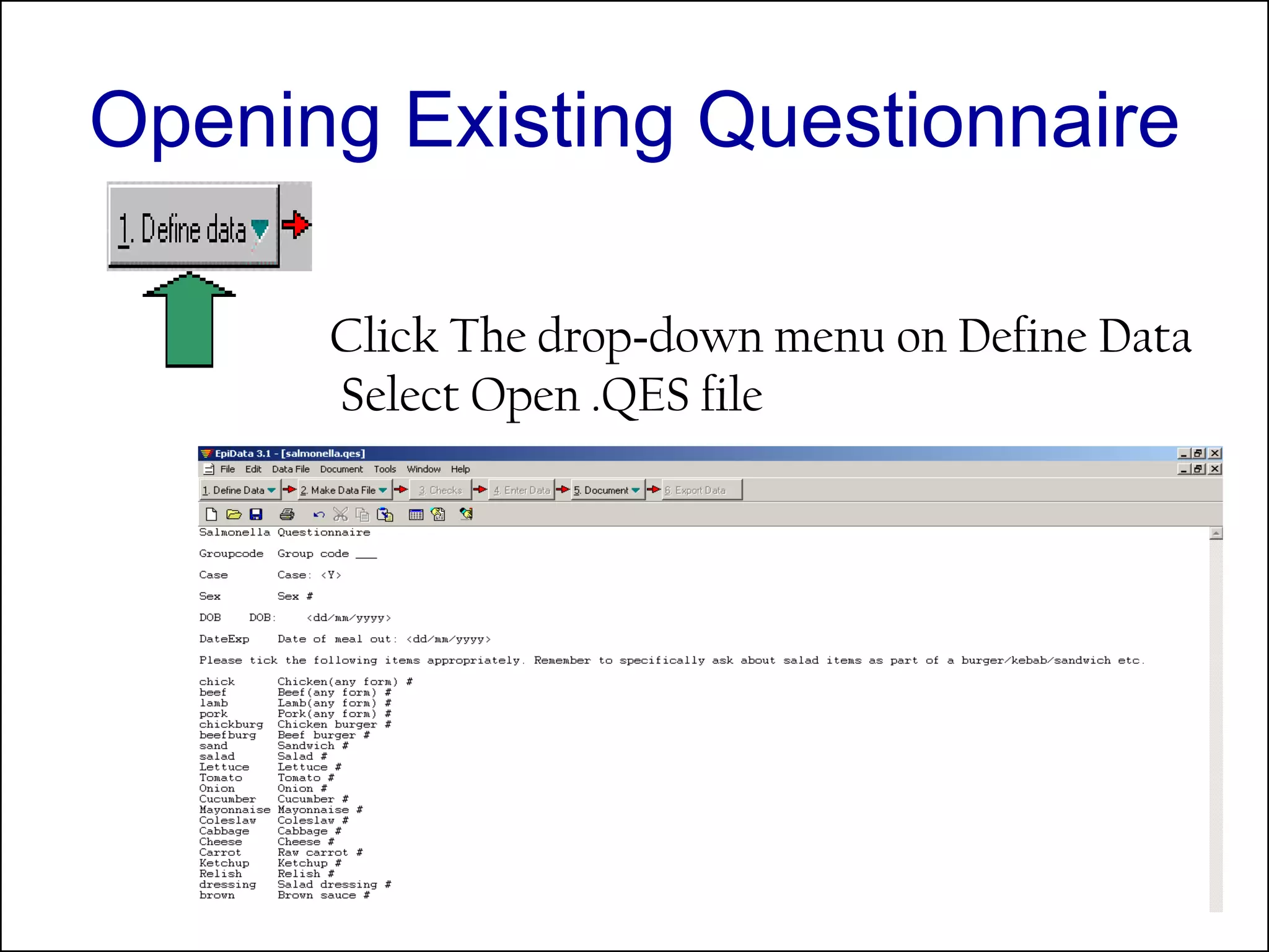 Epidata lecture note | PDF