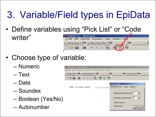 Epidata lecture note | PDF | Computing | Technology & Computing
