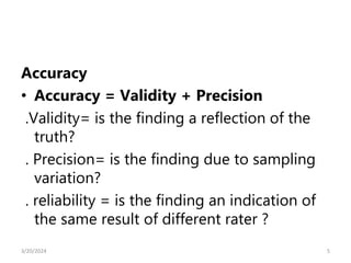 Epide 5.pptx epidemology assignment one for | PPT