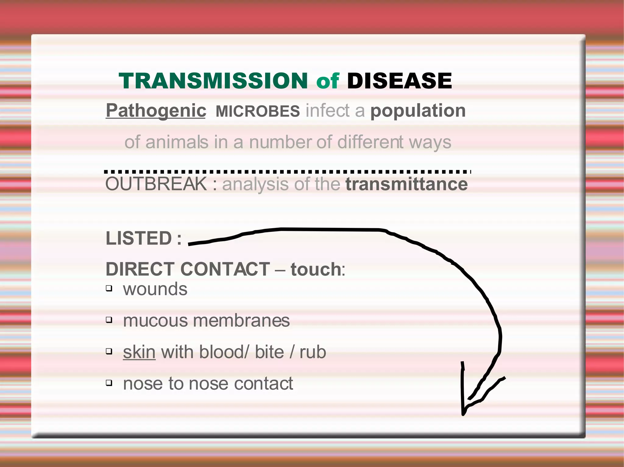 Epidemiology animal disease | PPT