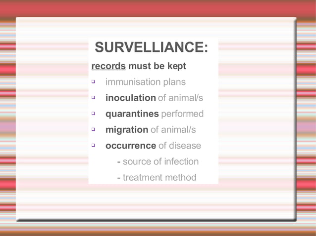 Epidemiology animal disease | PPT
