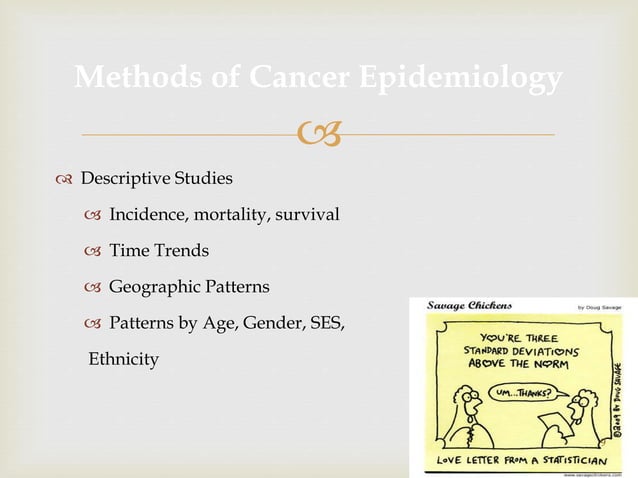 Epidemiology of cancer | PPTX