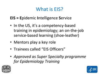 EPIDEMIC INTELLIGENCE SERVICE PROGRAMME by Dr.Mahboob ali khan Phd | PDF