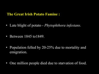 Epidemics of plant diseases in the world | PPTX