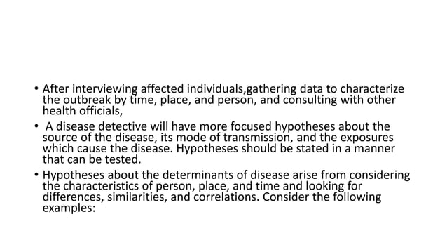 Epidemiology application 1 | PPT | Free Download