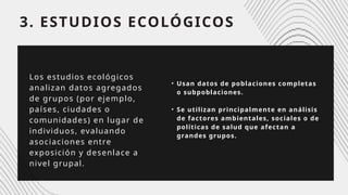 EPIDEMIOLOGÍA Y LOS DISEÑOS DE SERIES DE CASOS TRANSVERSALES Y ...