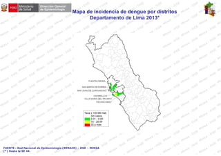 Epidemiologia del dengue en el perú | PDF