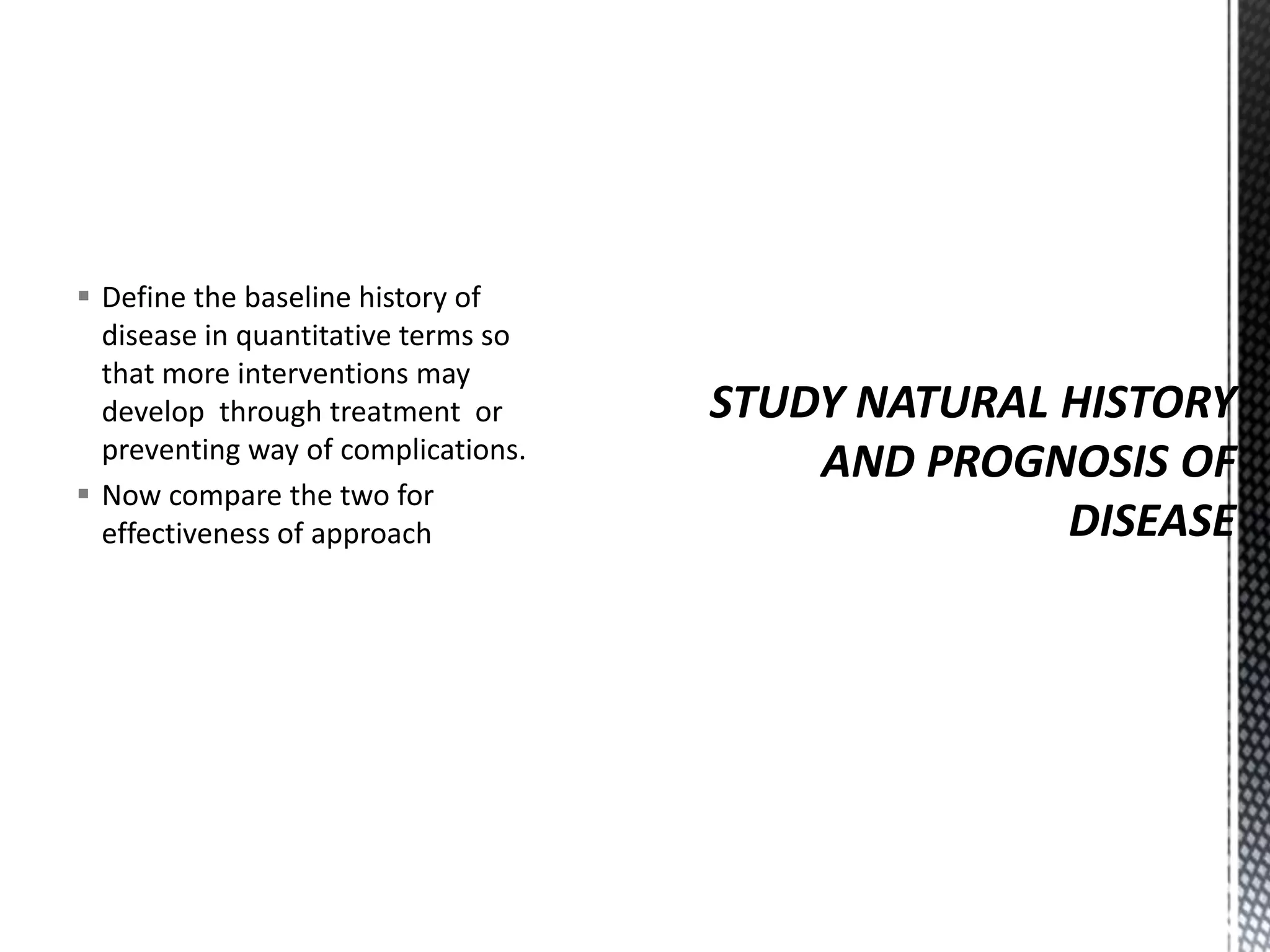 Epidemiological Approach to Disease and Intervention | PPTX