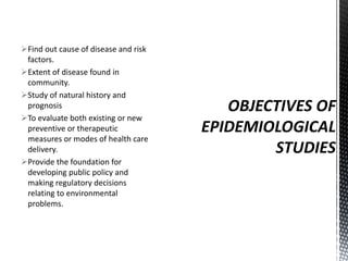 Epidemiological Approach to Disease and Intervention | PPTX