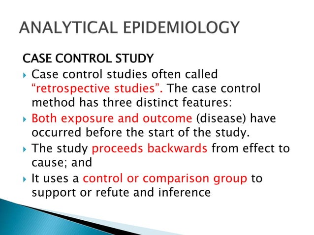 Epidemiological approach | PPTX | Biological Sciences | Science
