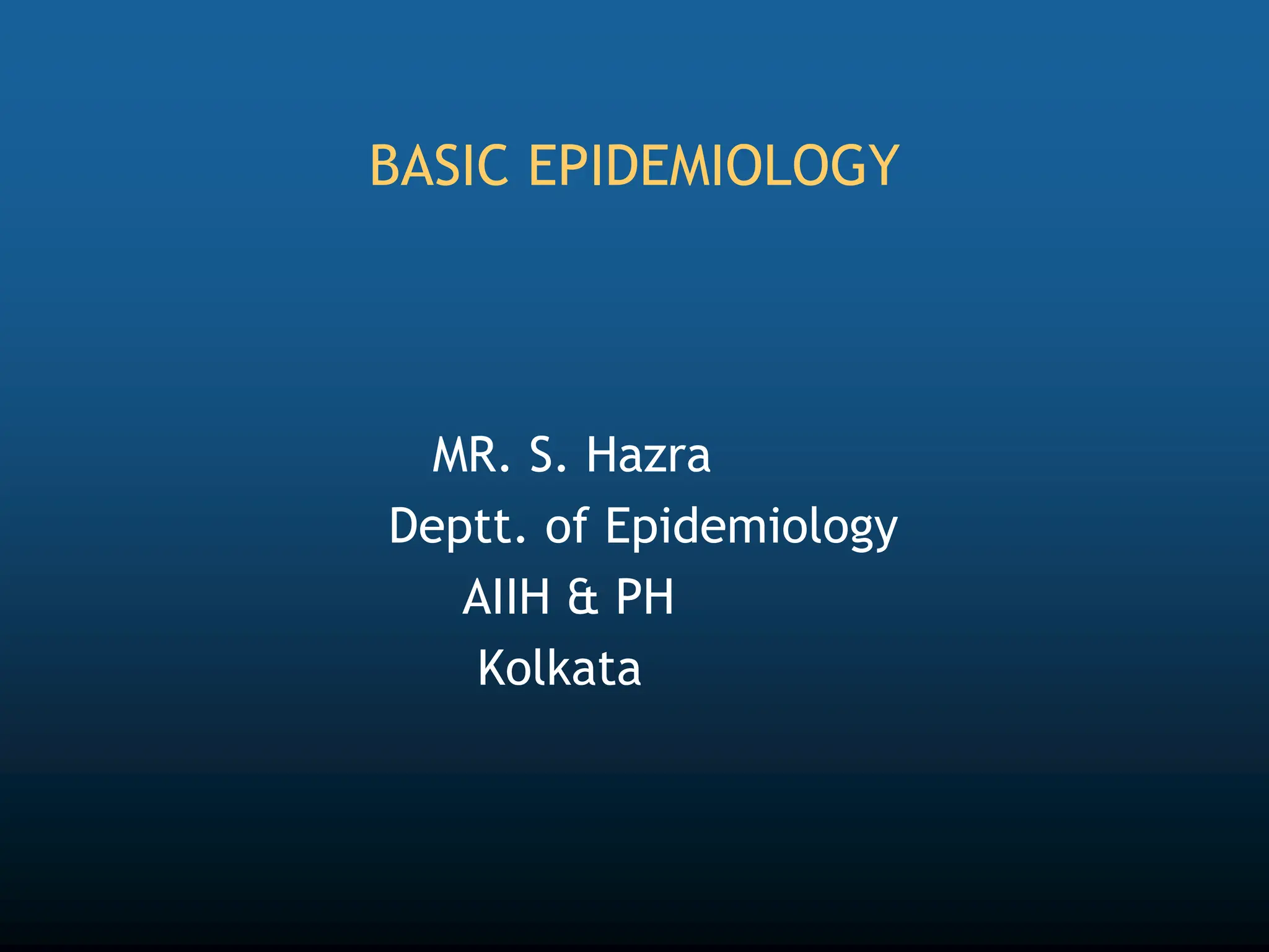 Epidemiological approach 03.ppt for mbbs students | PPT