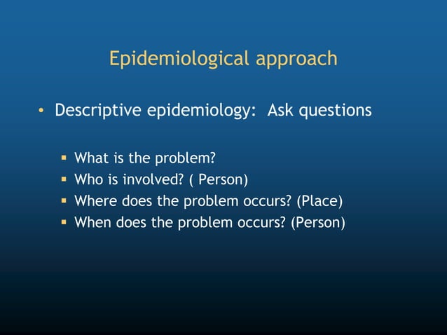 Epidemiological approach 03.ppt for mbbs students | PPT