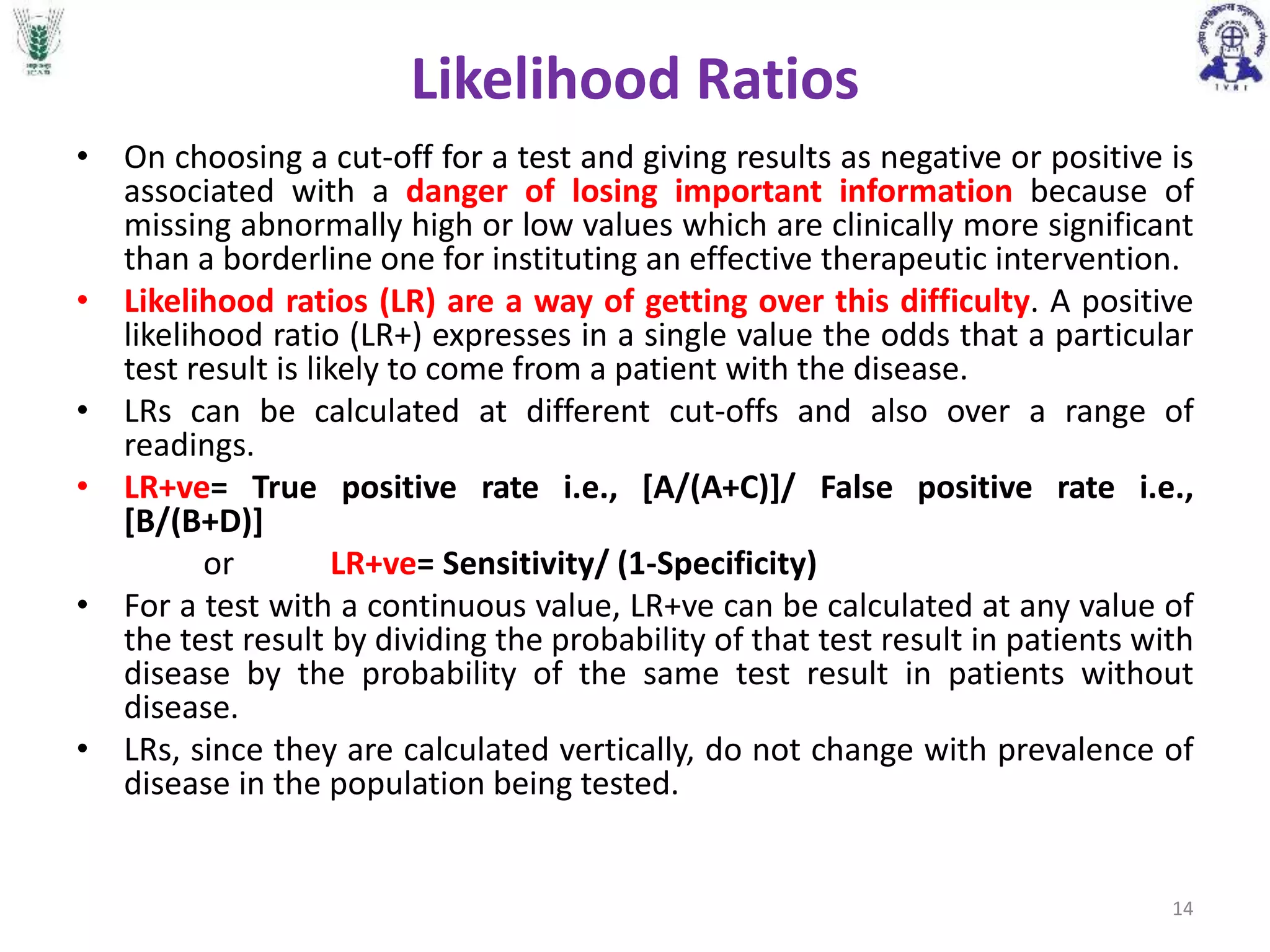 Epidemiological Approaches for Evaluation of diagnostic tests.pptx