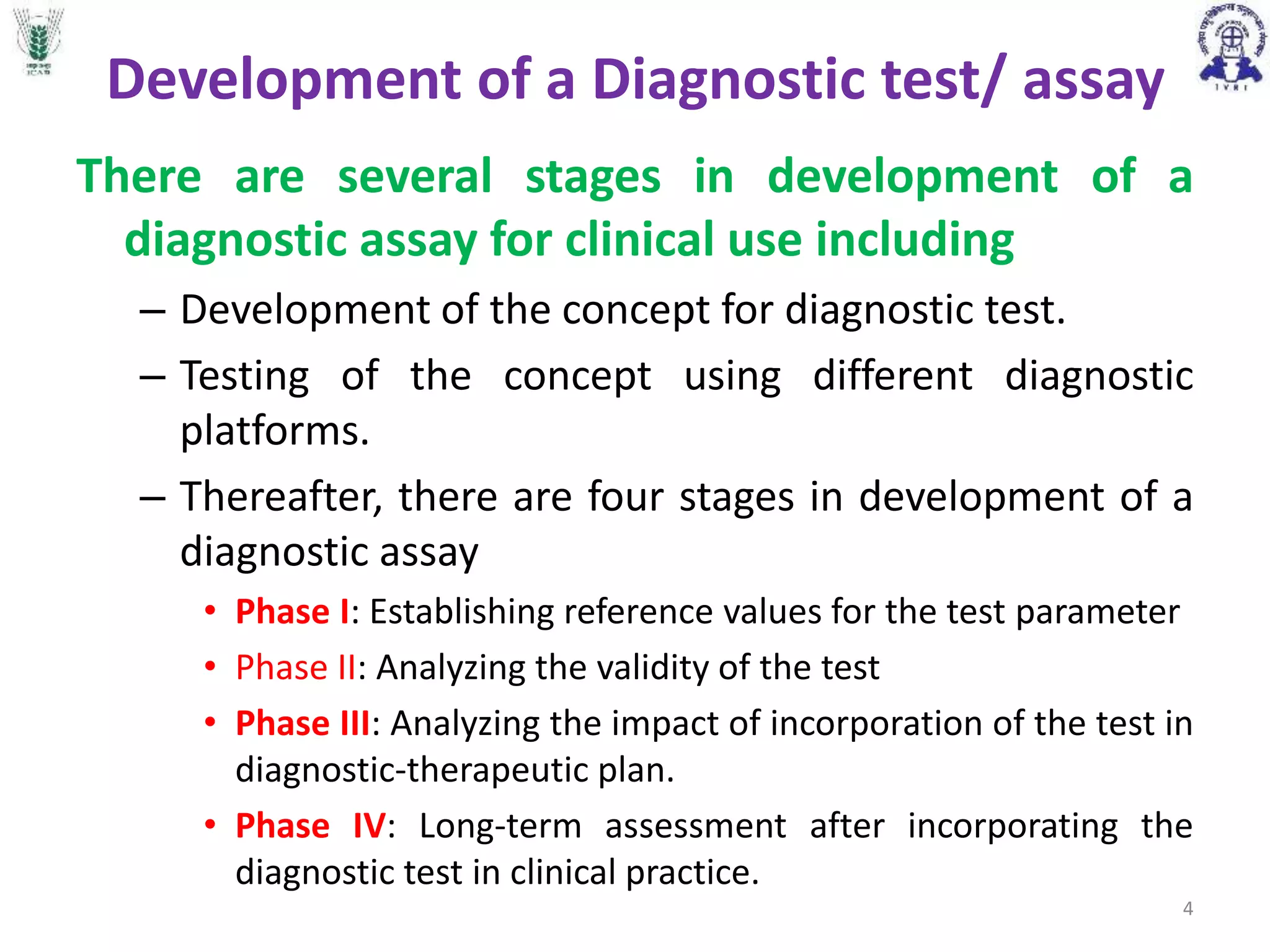 Epidemiological Approaches for Evaluation of diagnostic tests.pptx