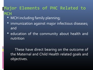 Epidemiological aspects of maternal and child healthnew 3 | PPT