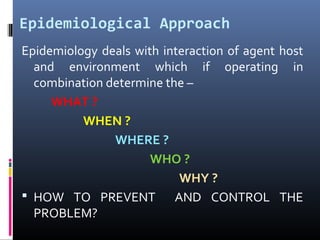 Epidemiological aspects of maternal and child healthnew 3 | PPT