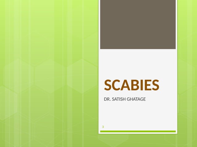 epidemiological exercise on scabies.pptx