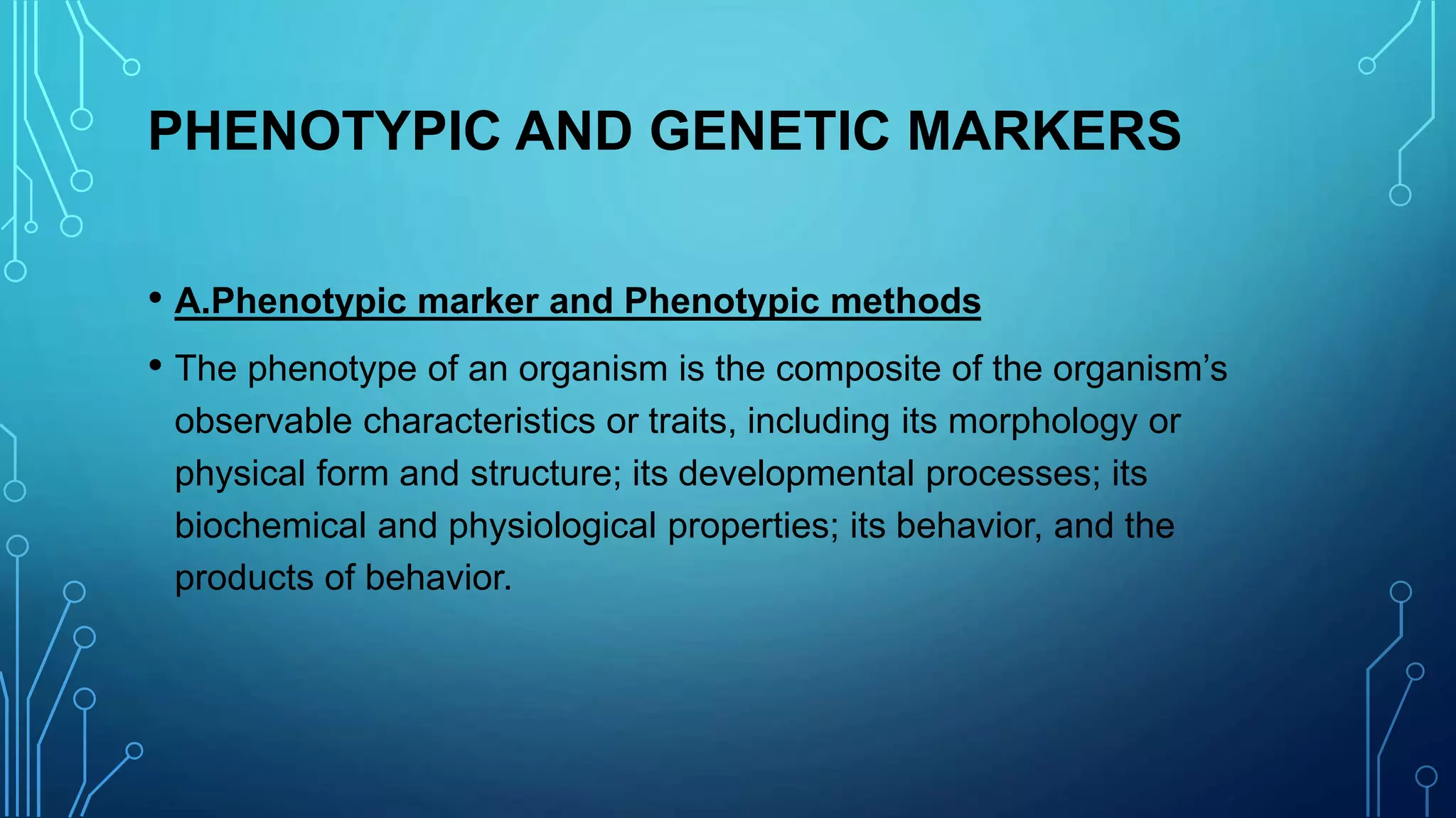 Epidemiological markers | PPTX