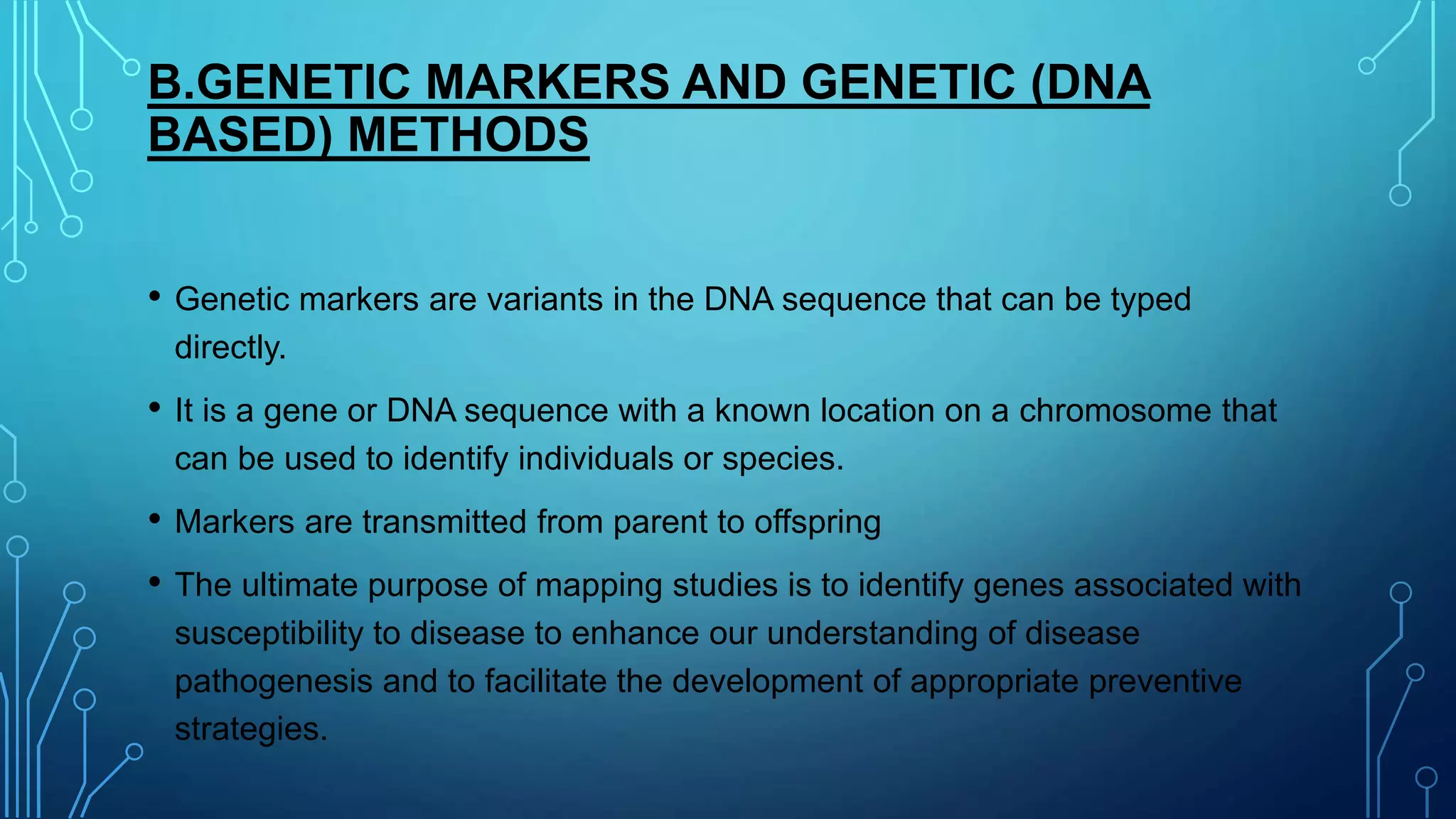 Epidemiological markers | PPTX