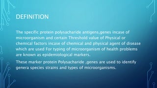 Epidemiological markers | PPTX
