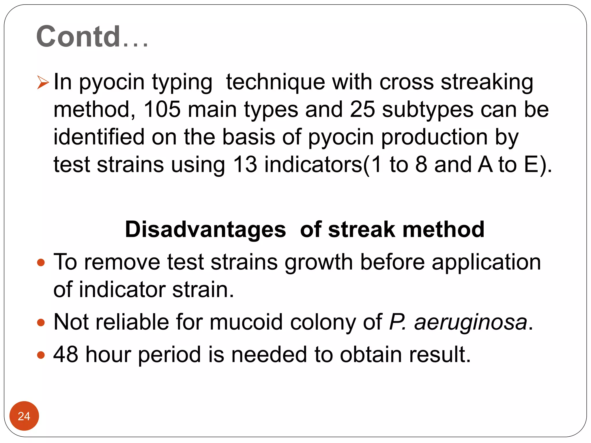 Epidemiological marker (serotyping and bacteriocin typing) | PPTX | Infectious Diseases ...