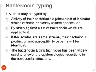 Epidemiological marker (serotyping and bacteriocin typing) | PPTX | Infectious Diseases ...