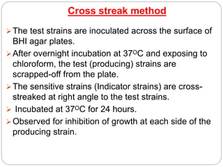 Epidemiological marker (serotyping and bacteriocin typing) | PPTX ...