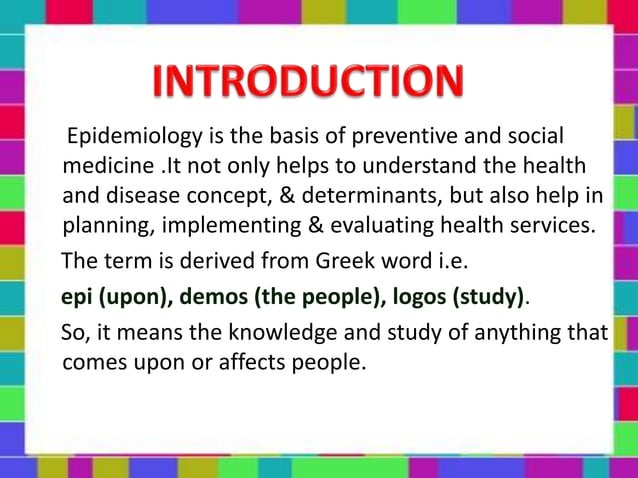 EPIDEMIOLOGICAL METHODS PPT.pptx | Lung and Respiratory Health | Diseases and Conditions