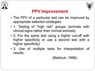 Epidemiological method to determine utility of a diagnostic test | PPTX