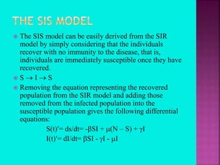 Epidemiological modelling | PPTX