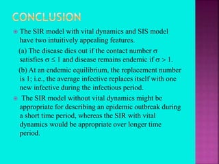 Epidemiological modelling | PPTX