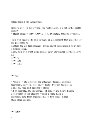 Epidemiological ReviewWriting your literature reviewDr. | DOCX