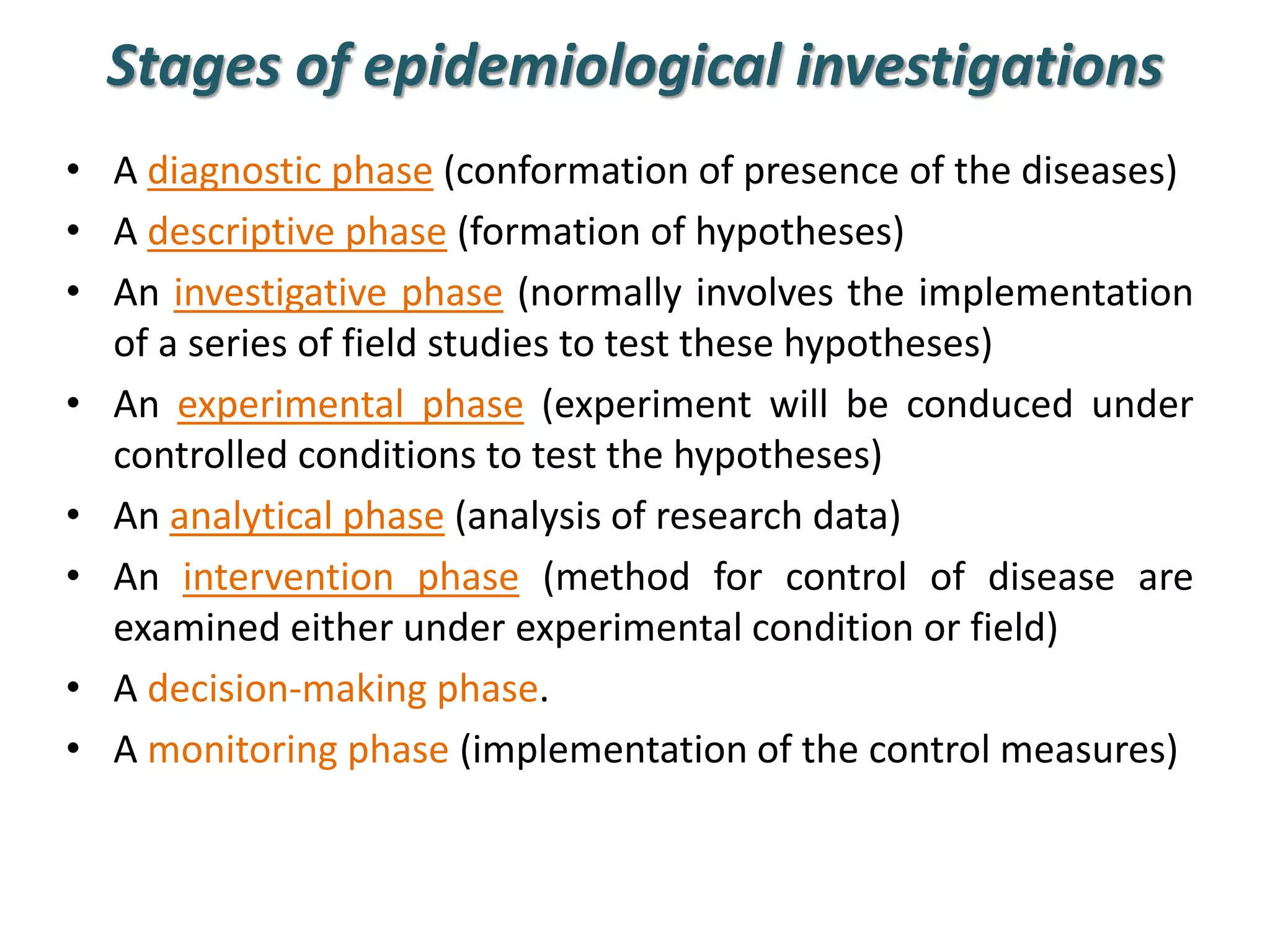 Epidemiological statistics I | PPTX