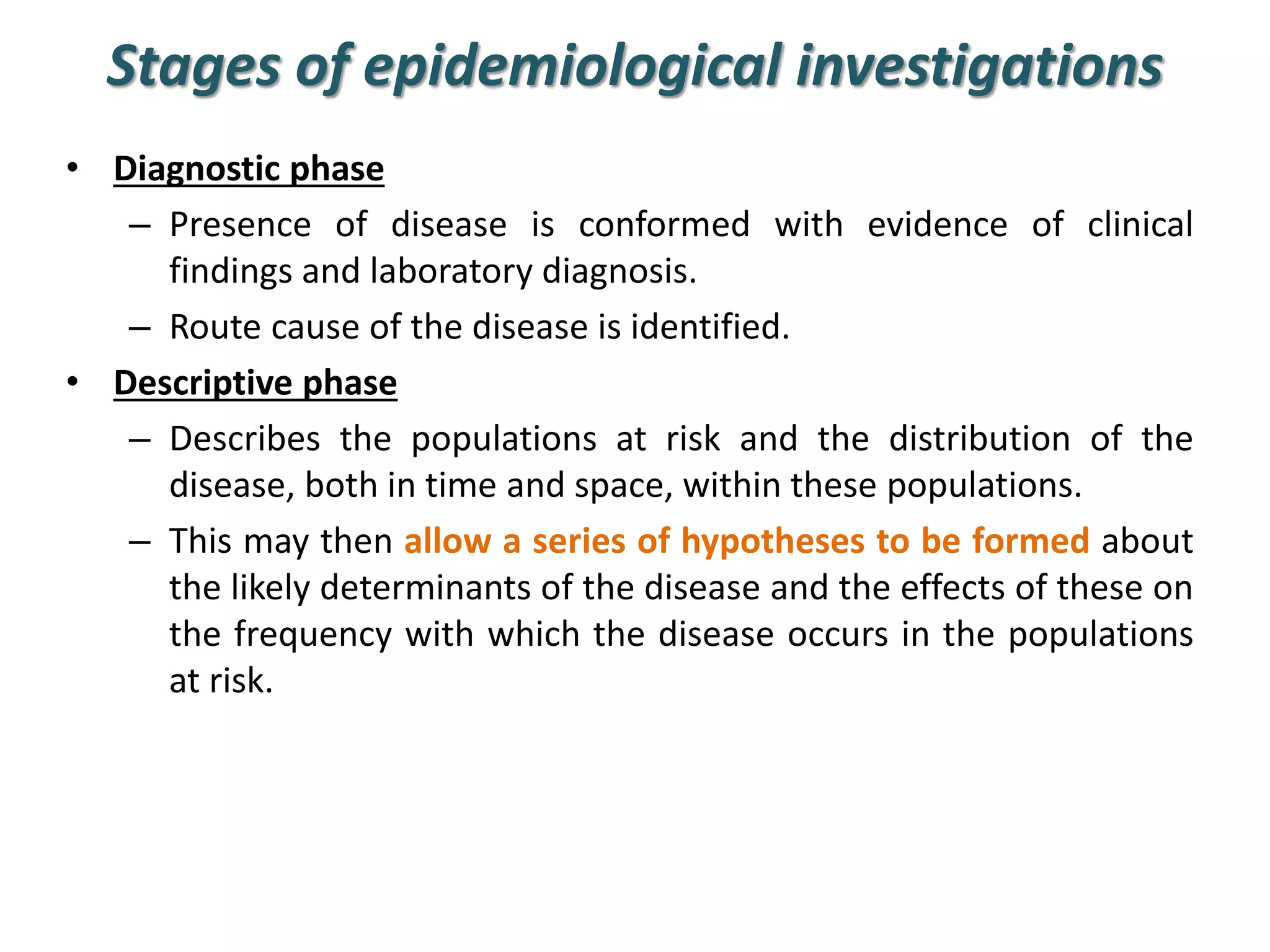 Epidemiological statistics I | PPTX