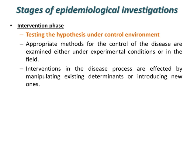 Epidemiological statistics I | PPTX | Infectious Diseases | Diseases ...