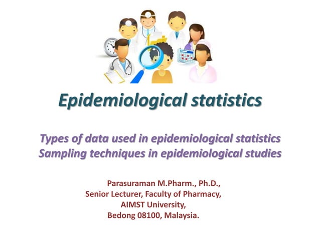 Epidemiological statistics II | PPT