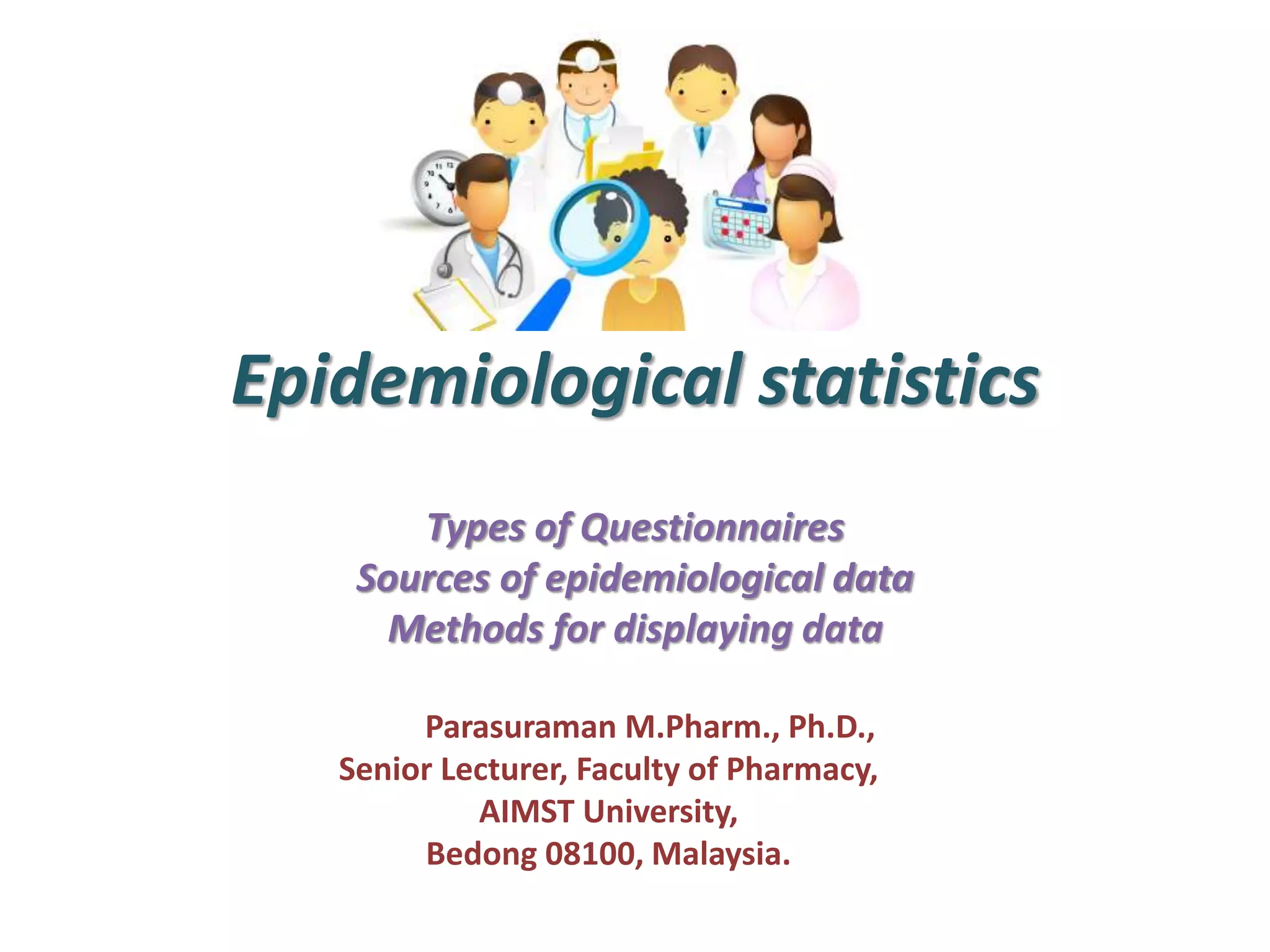 Epidemiological statistics III | PPTX
