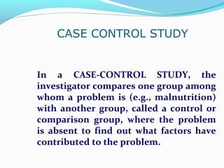 Epidemiological study designs | PPT