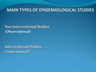 Epidemiological study designs | PPT