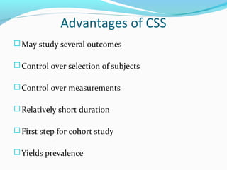 Epidemiological study designs | PPT