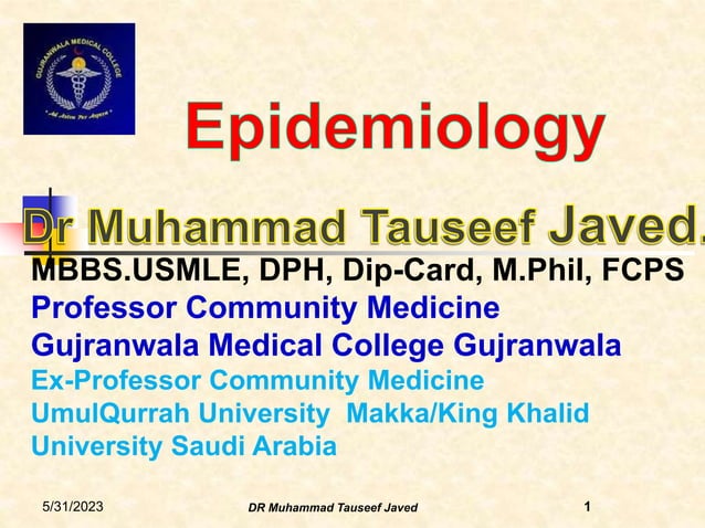 Epidemiological study Design Case Control And Cohort Study.ppt | Science