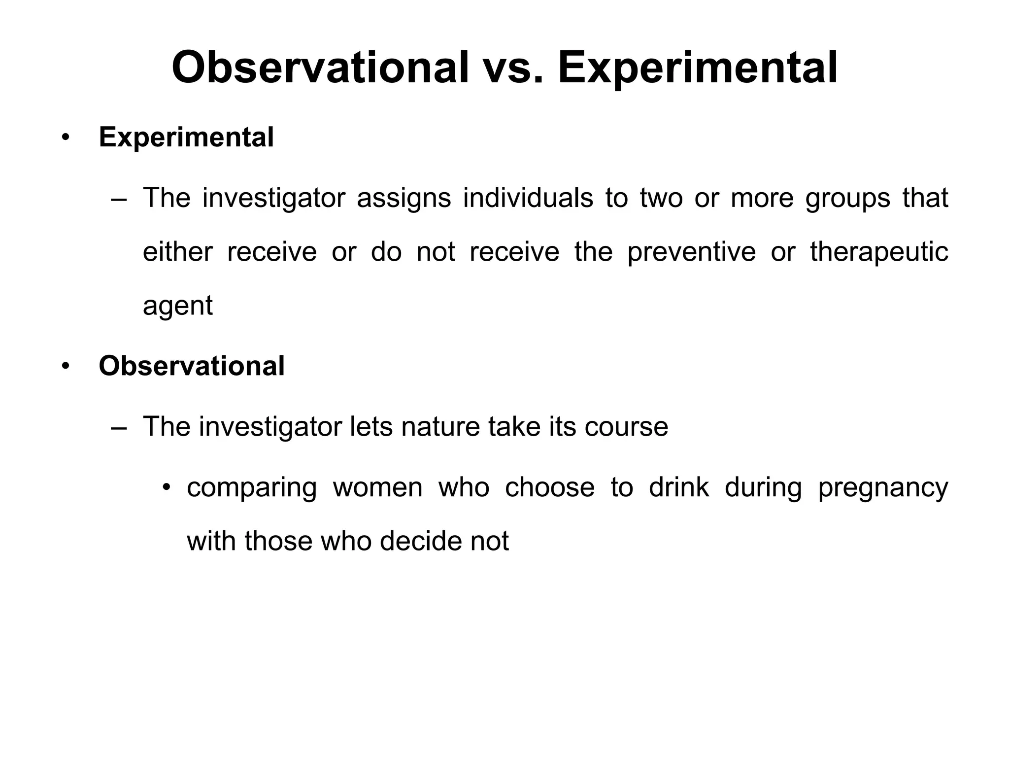 Epidemiological Study Designs overview explanation | PDF