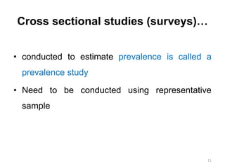 Epidemiological Study Designs overview explanation | PDF