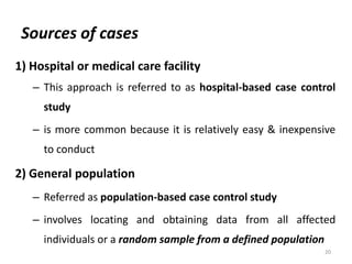 Epidemiological Study Designs overview explanation | PPT