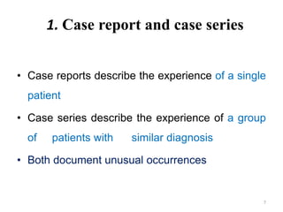 Epidemiological Study Designs overview explanation | PPT