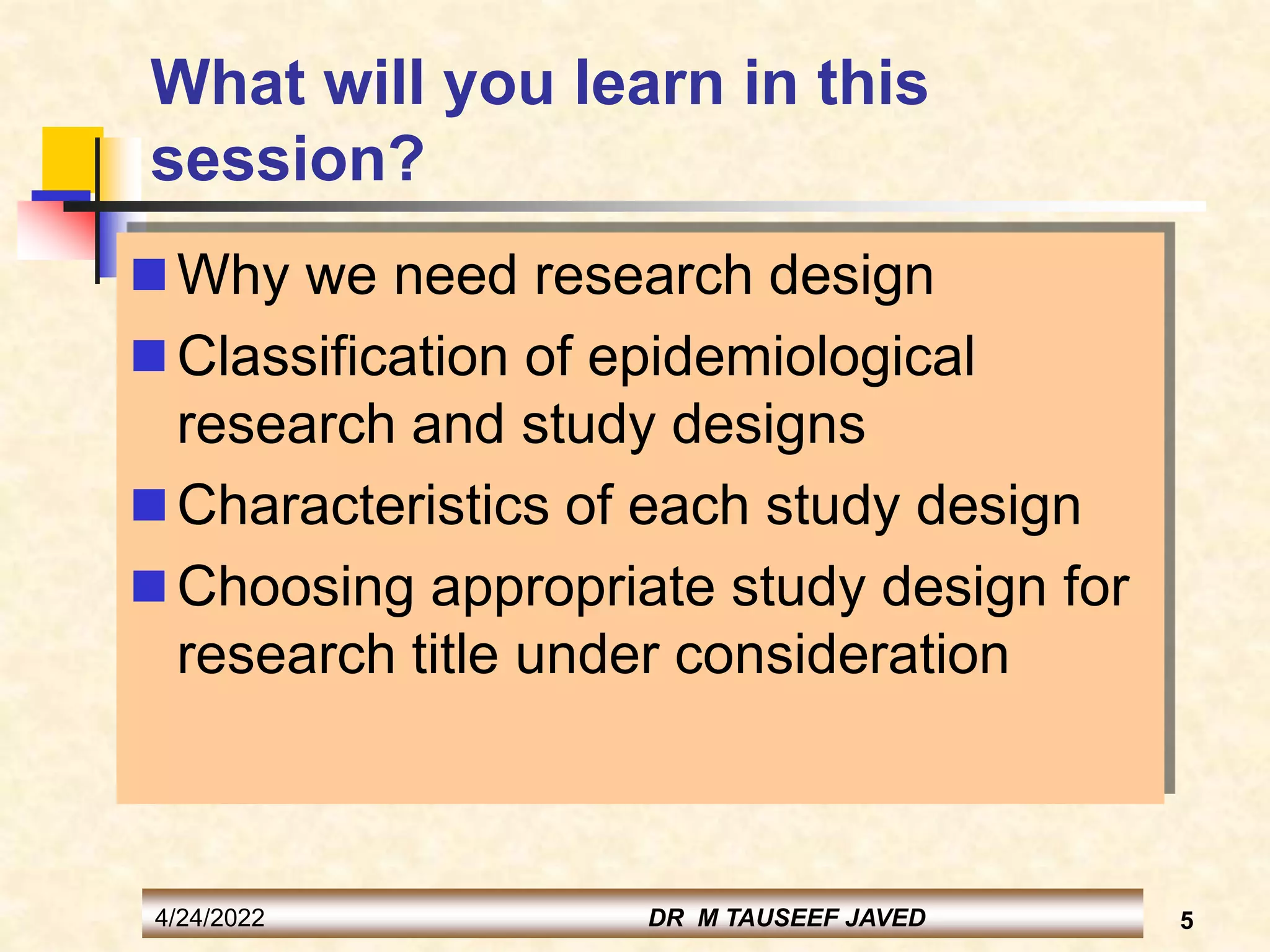 Epidemiological study designs | PPT
