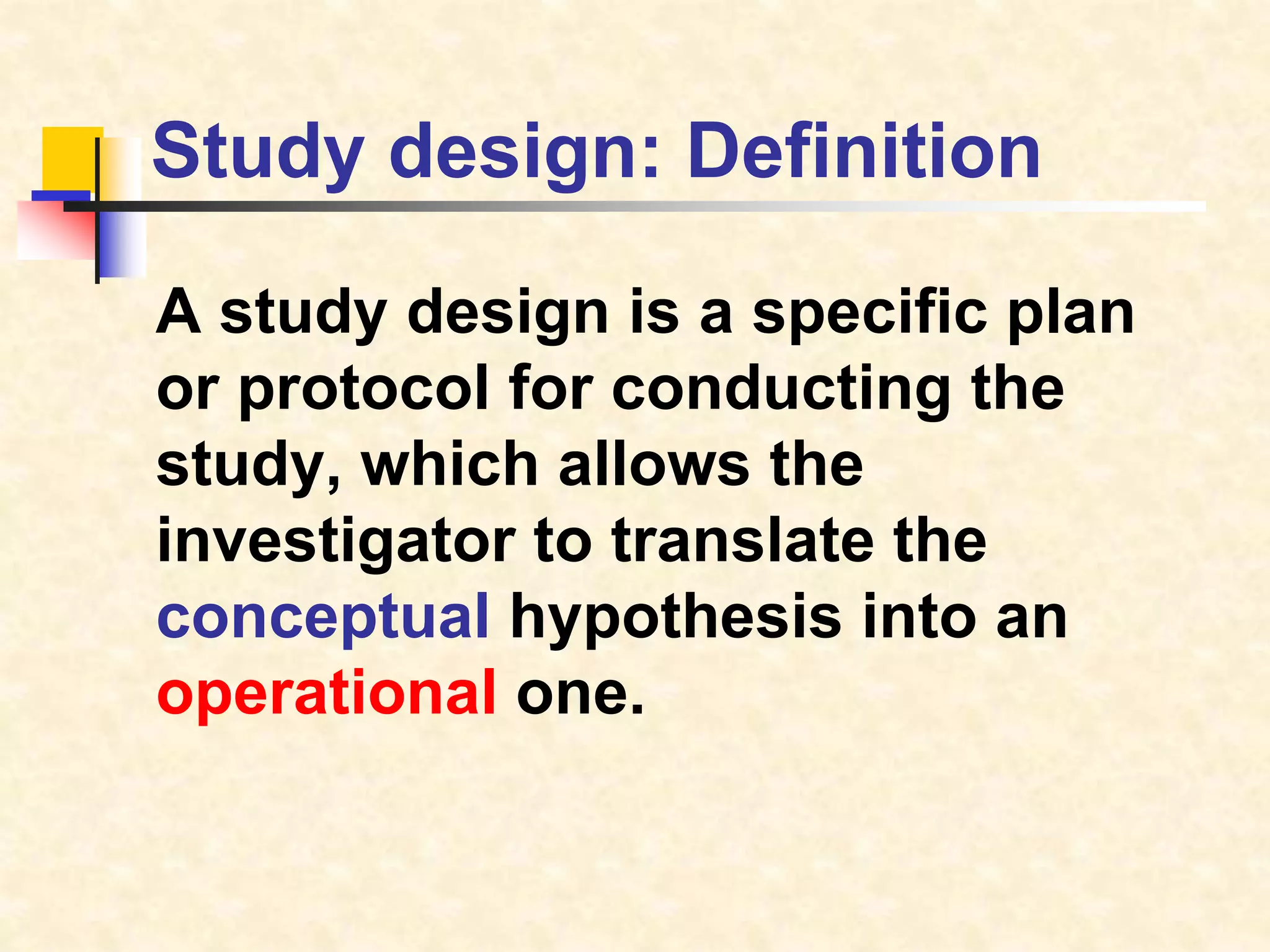 Epidemiological study designs | PPT